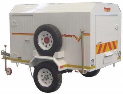 Skip Trailer Double Axle - helderberg trailer sales - somerset west