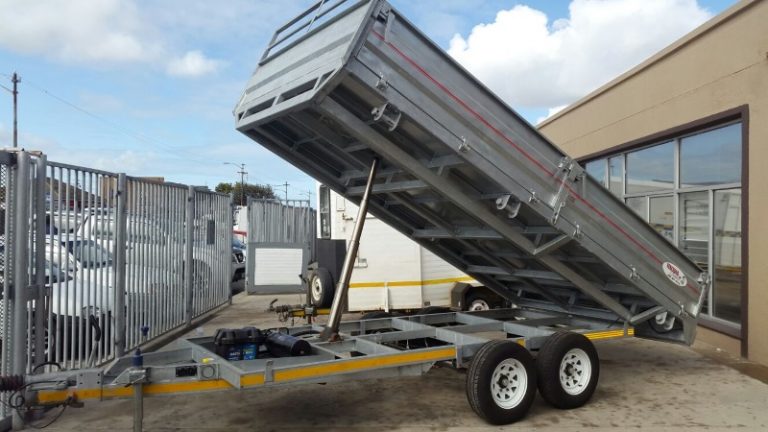 Skip Trailer Double Axle - helderberg trailer sales - somerset west